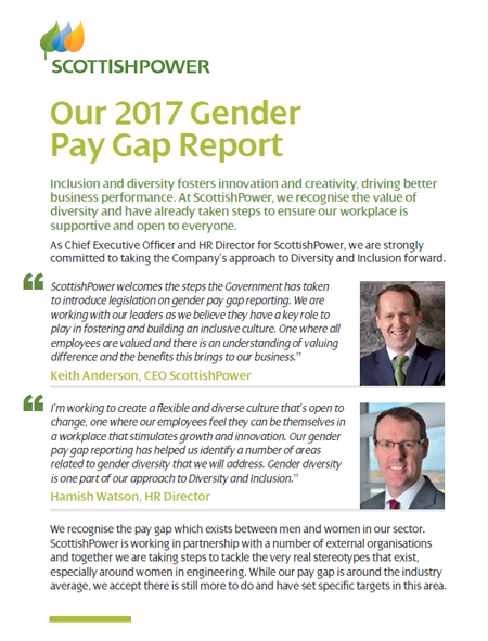 Gender Pay Report - ScottishPower